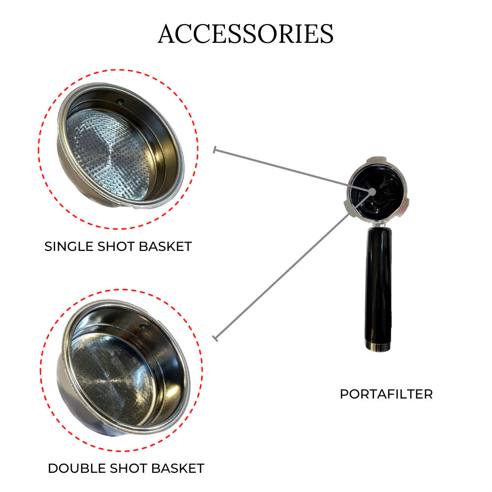 Mebashi - ME-ECM2501 ESPRESSO & CAPPUCCINO MACHINE